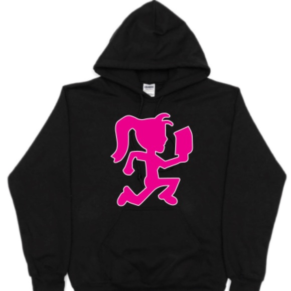 Sweaters | Icp Insane Clown Posse Pink Hatchet Girl Pullover Hoodie ...